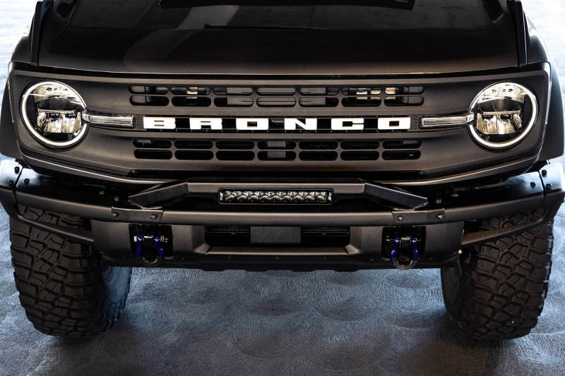 DV8 Offroad 21-22 Ford Bronco Factory Modular Front Bumper Bull Bar ...